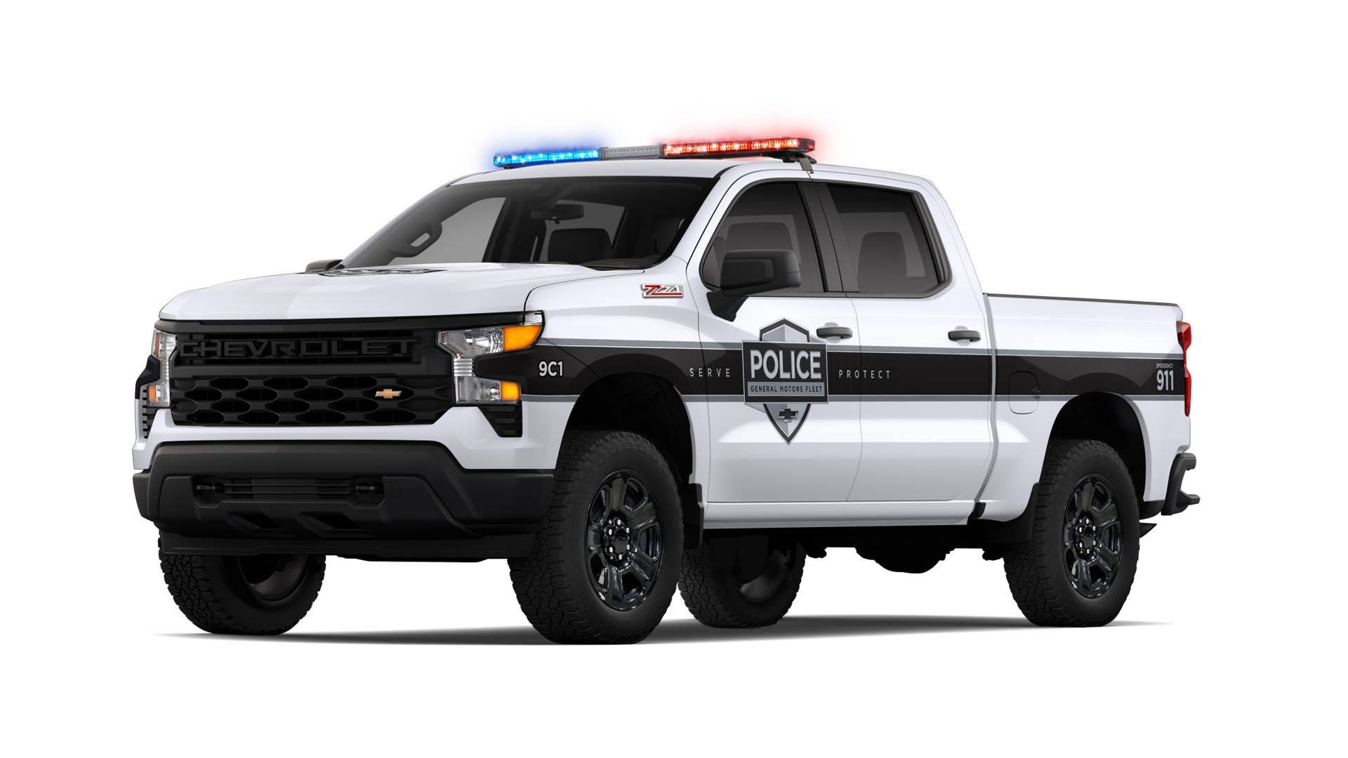 2023 Chevy Silverado Police Pursuit Vehicle enters the arena - Autoblog