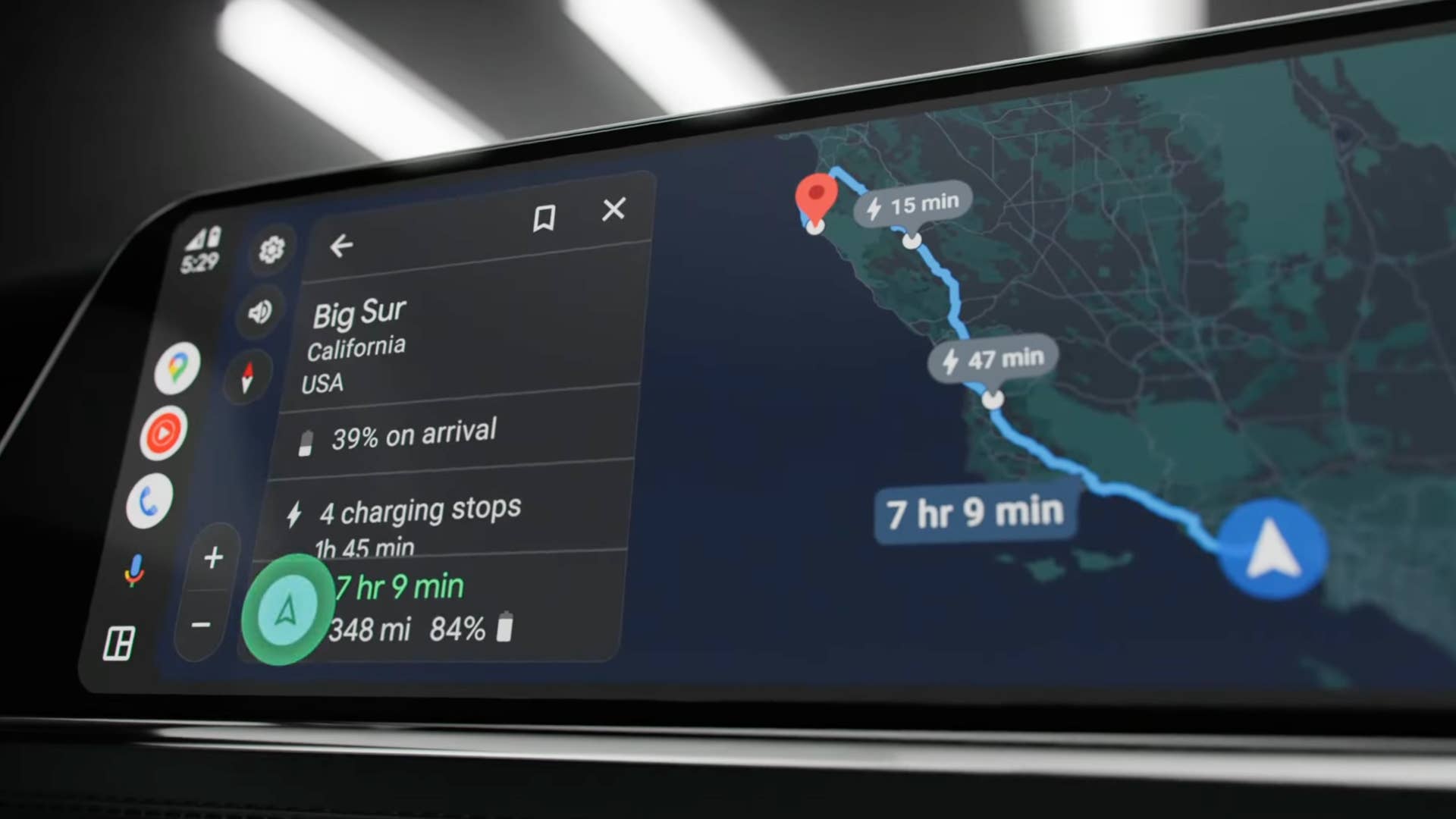 Android Auto to add vehicle-integrated EV route planner for Google Maps ...