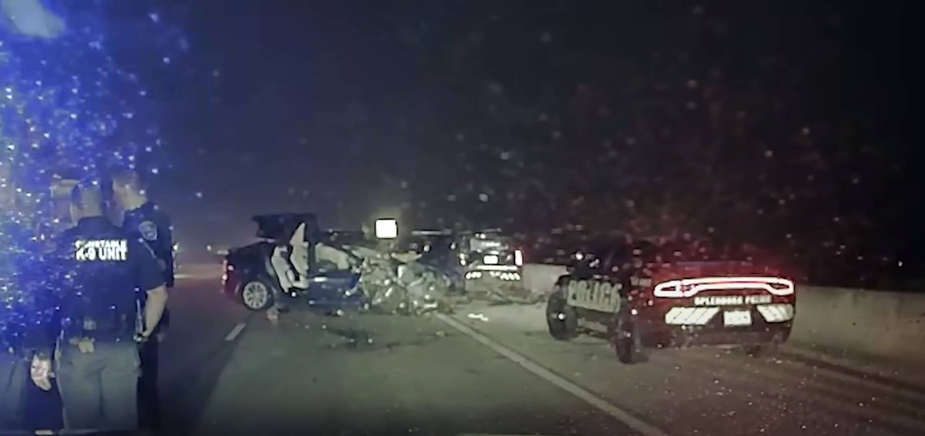Video: Tesla driver plowed into police car despite 150 warnings from ...