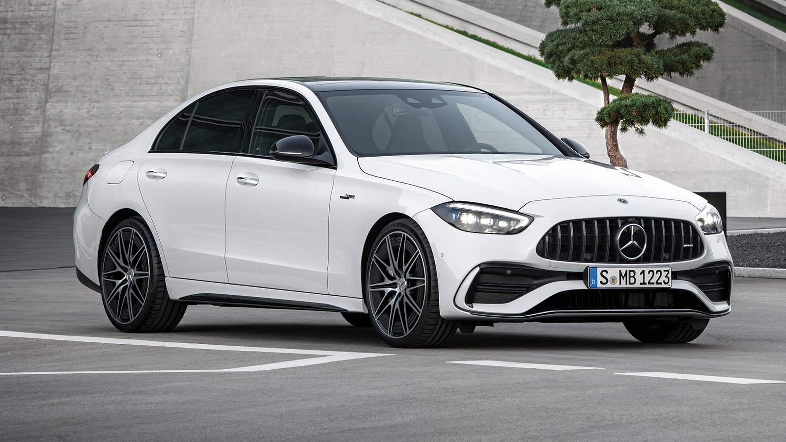 2023 Mercedes-AMG C 43 revealed with 402-horsepower four-cylinder ...
