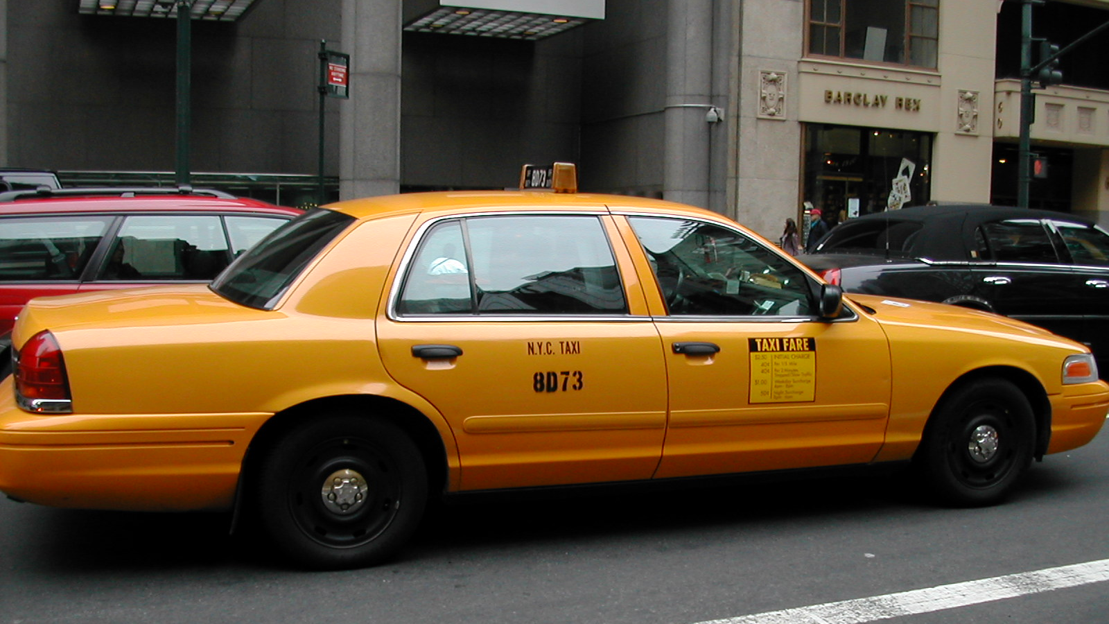 Last two NYC Ford Crown Victoria taxis finally at the end of the road ...