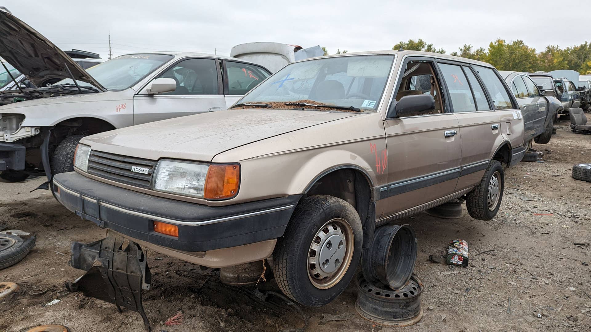 Junkyard Gem: 1987 Mazda 323 DX Wagon - Autoblog
