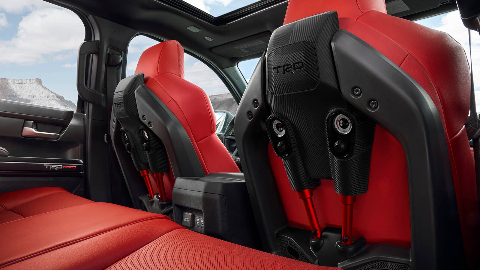 2024 Toyota Tacoma TRD Pro's seats have a suspension system with air ...
