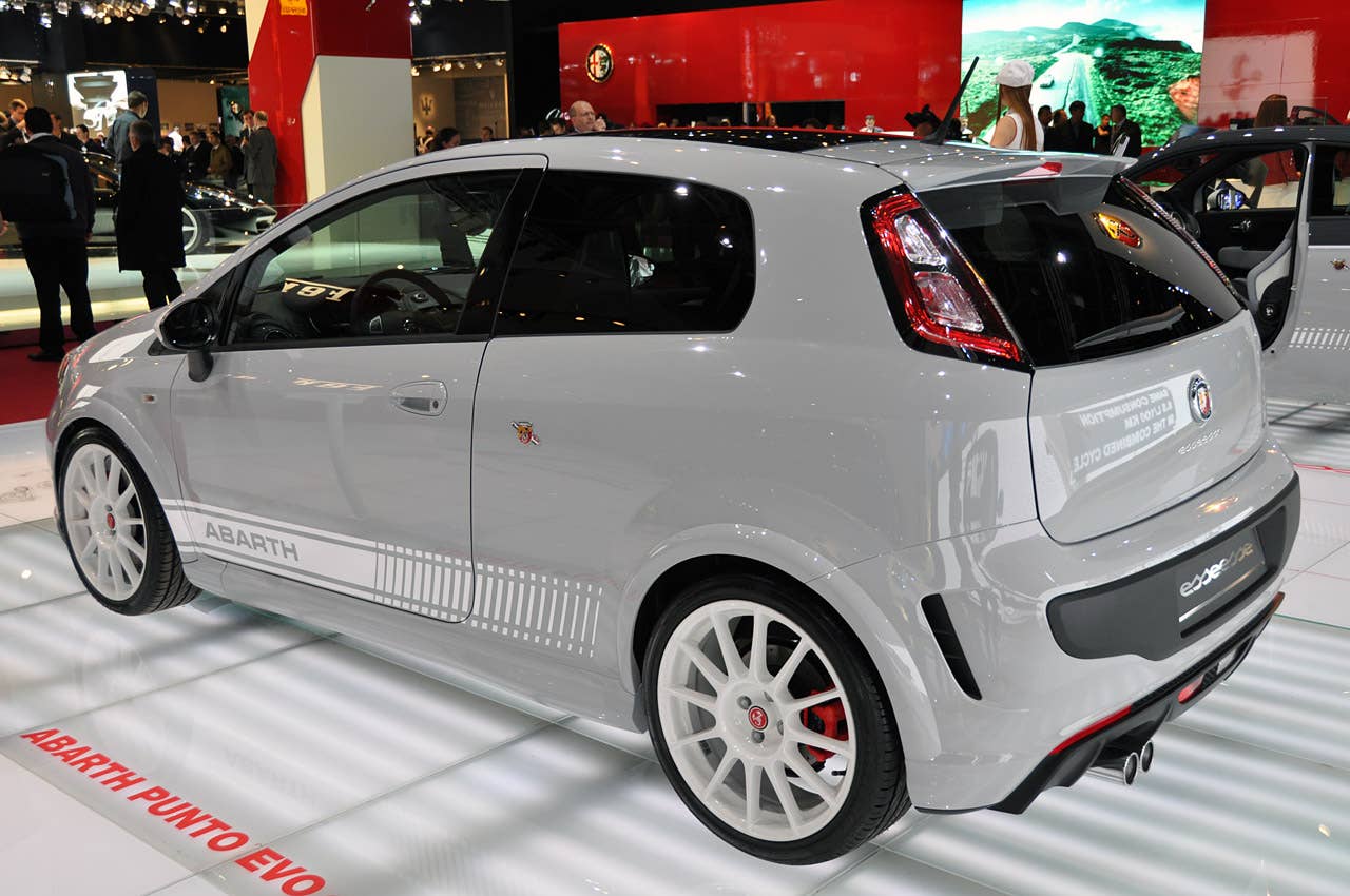 Paris 2010: 2011 Fiat Punto Evo Abarth EsseEsse is one fierce Scorpion ...