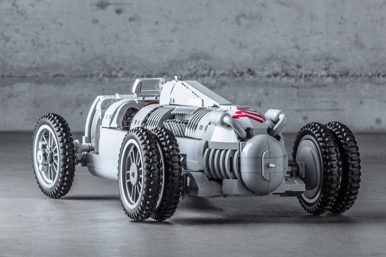 Auto-Union Type C 1/8-scale Lego replica is surprisingly detailed ...