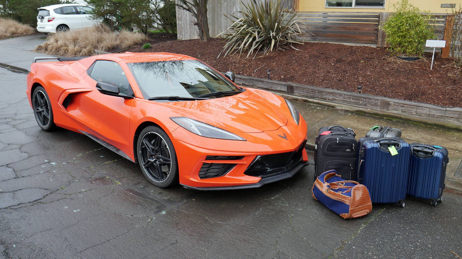 Chevrolet Corvette Luggage Test | Now with 100% more frunk - Autoblog