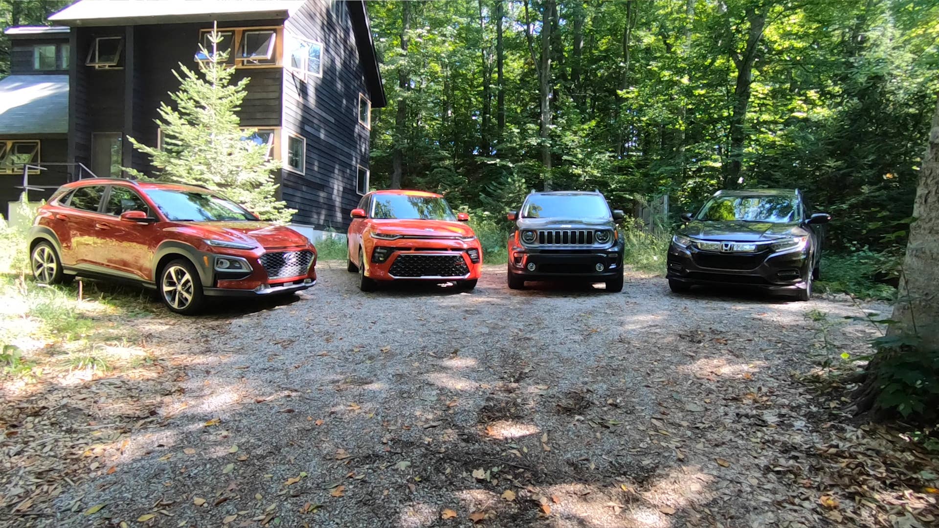 Autoblog Subcompact Crossover Comparison | Honda HR-V, Hyundai Kona ...