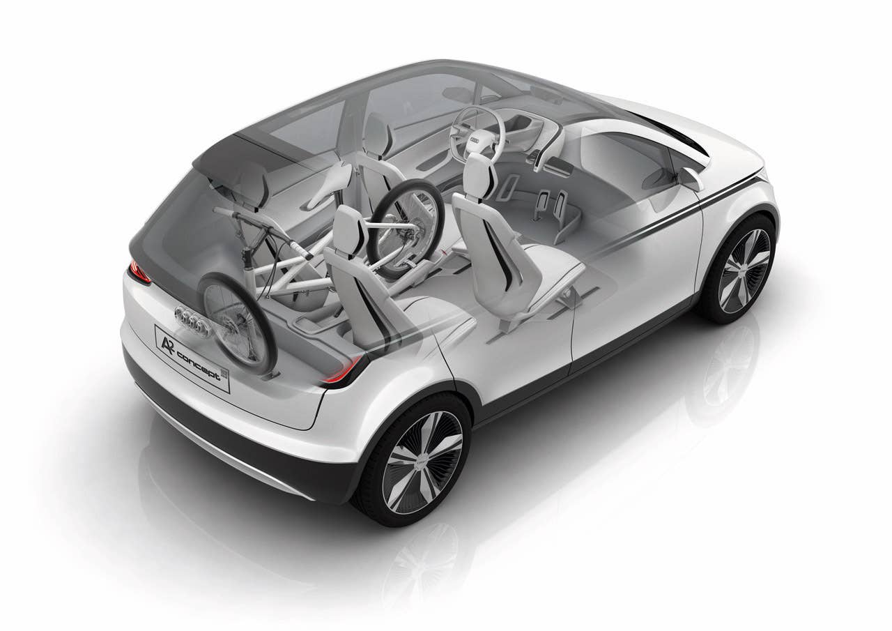 Electric Audi A2 concept whirs towards Frankfurt - Autoblog