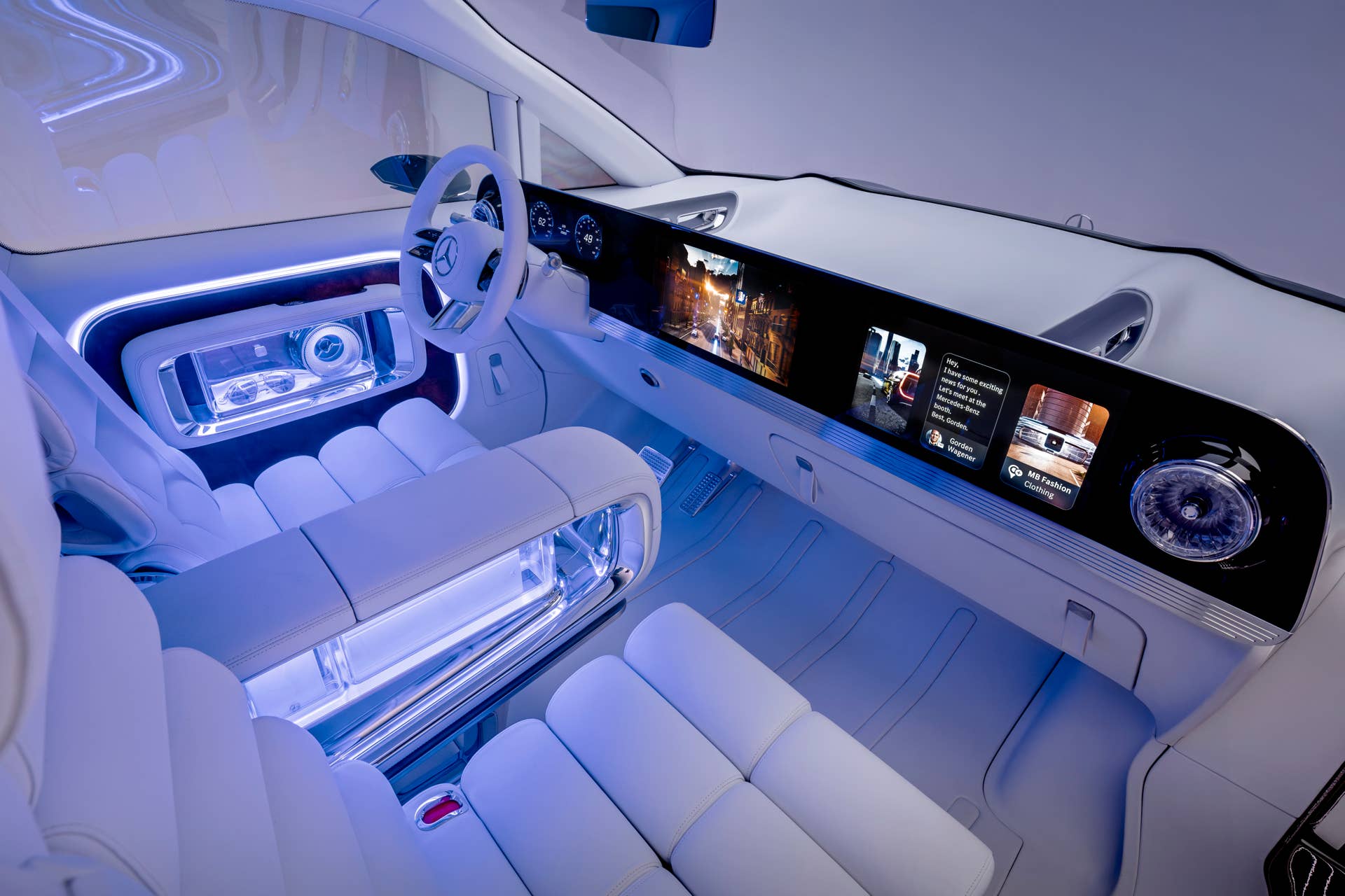 Mercedes-Benz's Vision V Concept Car is a Luxurious, Futuristic ...