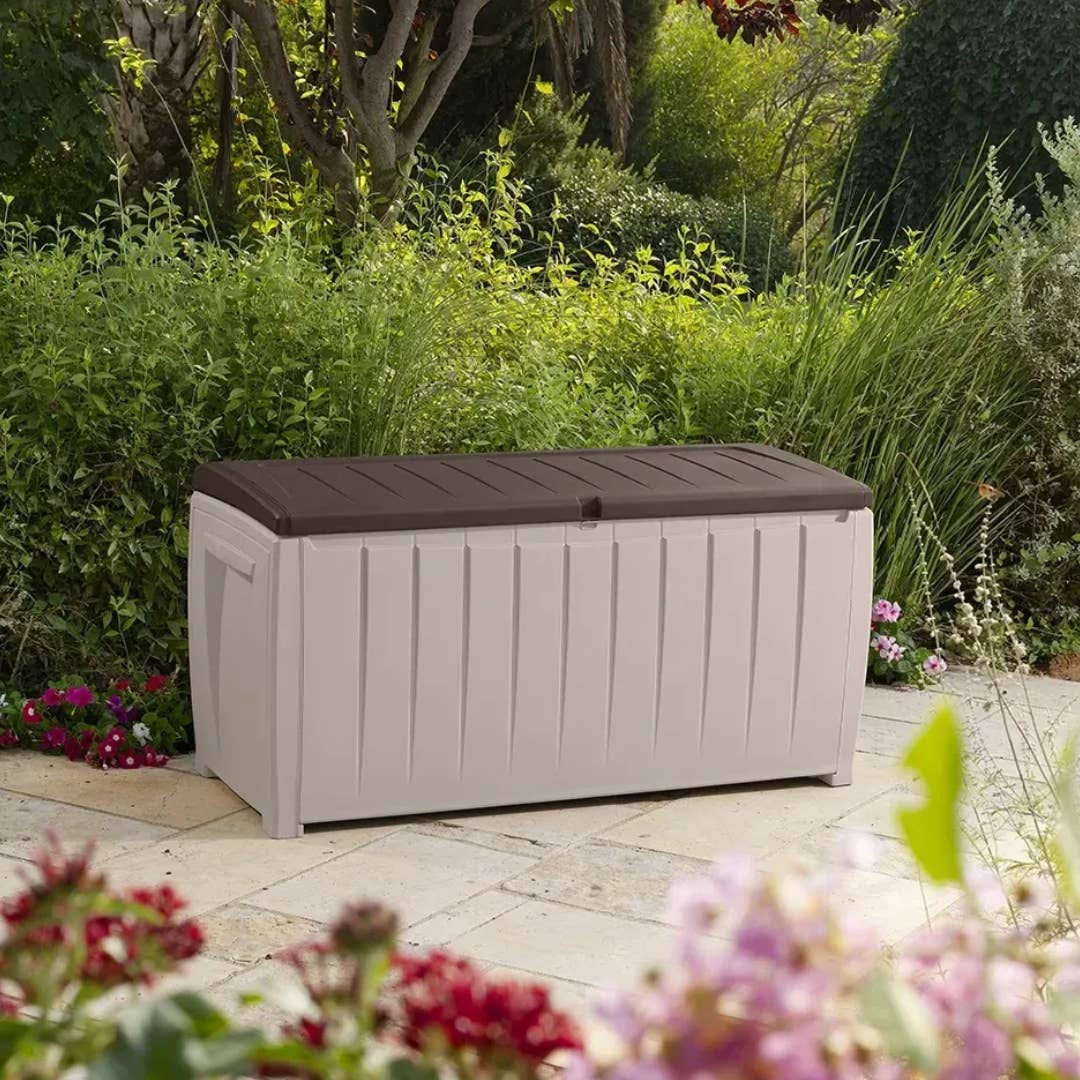 The Keter Novel 90-Gallon Outdoor Storage Box is 41% off - Autoblog