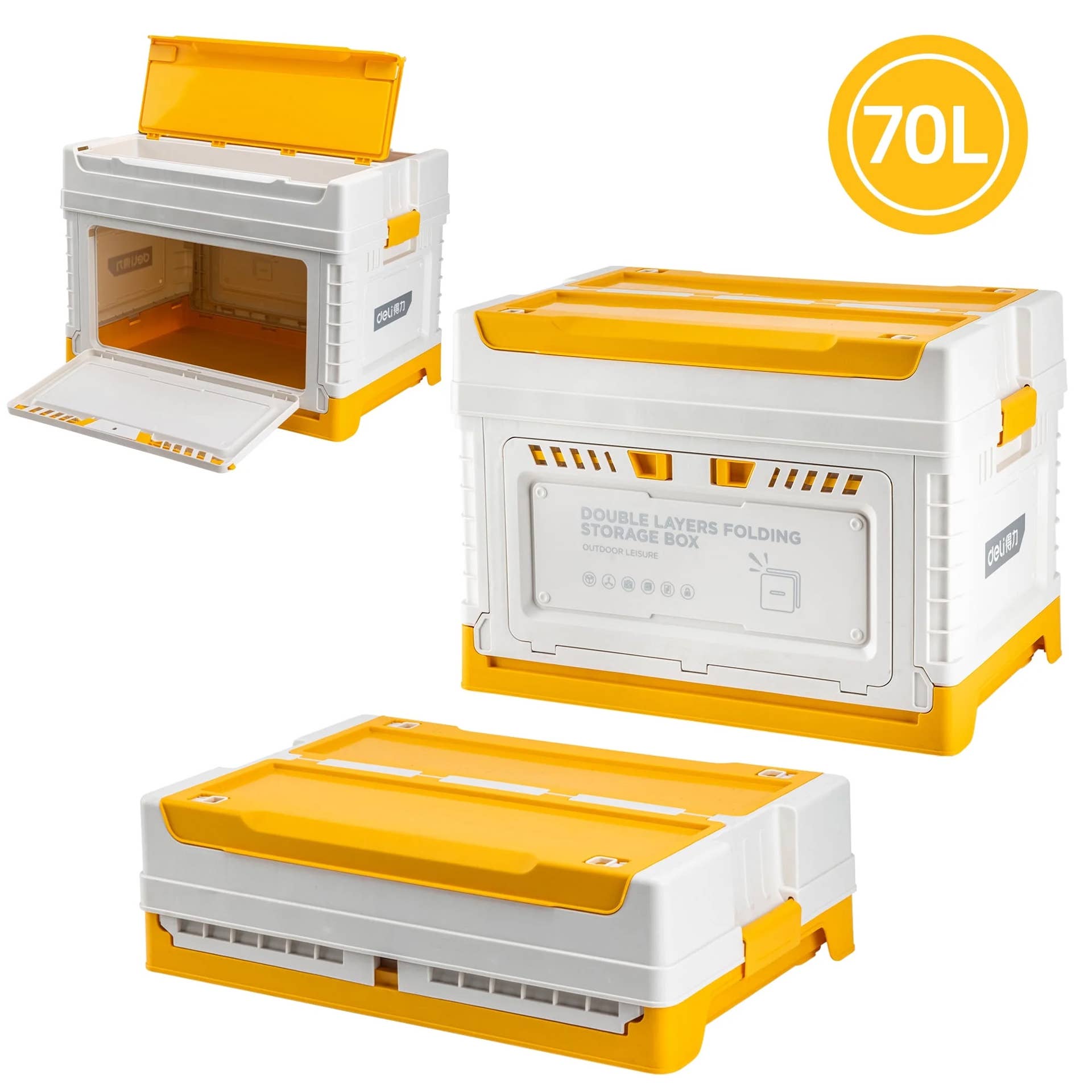 The Deli Double Layer Collapsible Storage Bin Is 76% Off - Autoblog