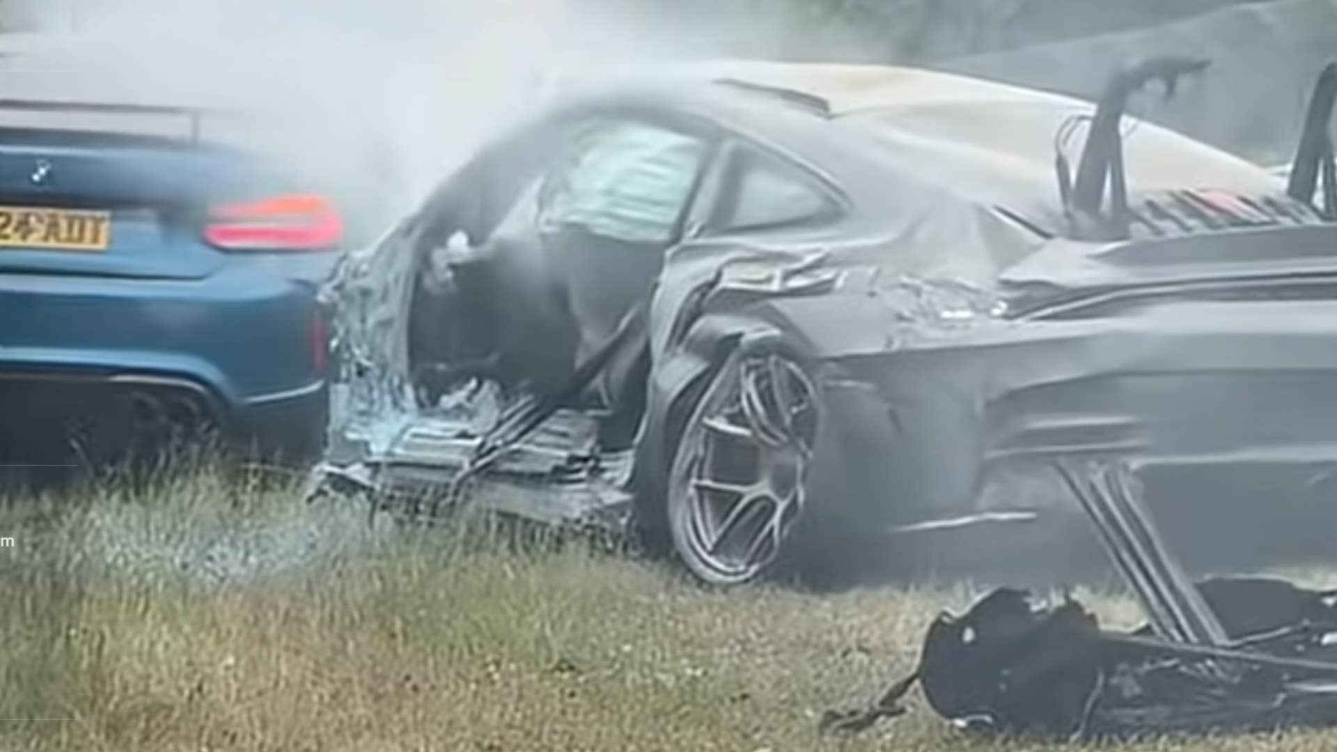 WATCH: Porsche 911 GT3 RS Catches Fire, Goes Airborne In Nürburgring ...