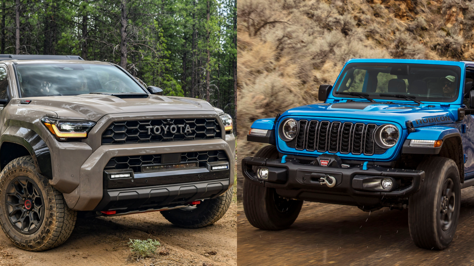 I Drove the 2025 Toyota 4Runner TRD Pro vs. Jeep Wrangler Rubicon 4xe ...