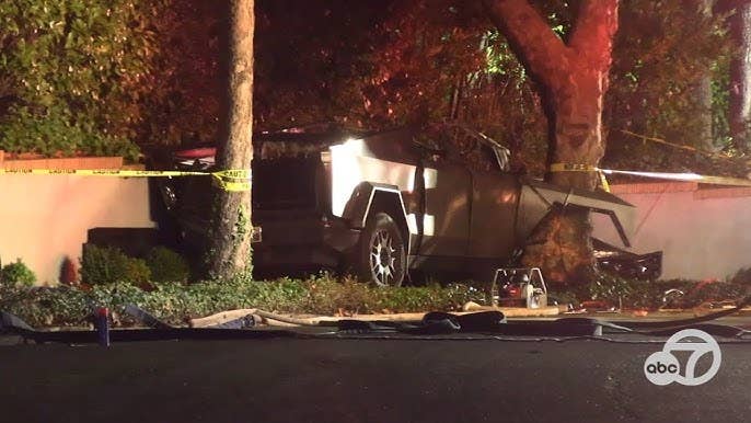 Tesla Cybertruck Crash Was So Hot It Disintegrated Driver’s Bones ...