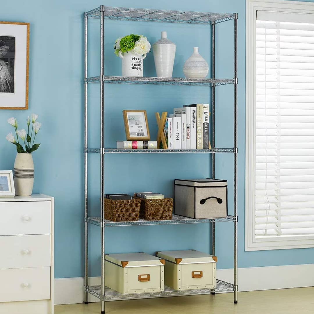 The Best Office Heavy Duty 5-Tier Shelving Unit Is 58% Off - Autoblog