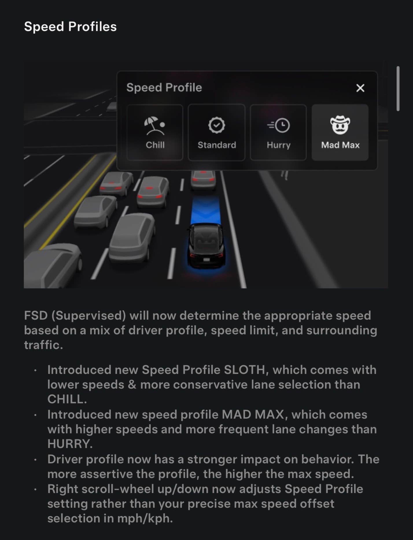 Tesla FSD’s New ‘Mad Max’ Mode Tears Past Speed Limits - Autoblog