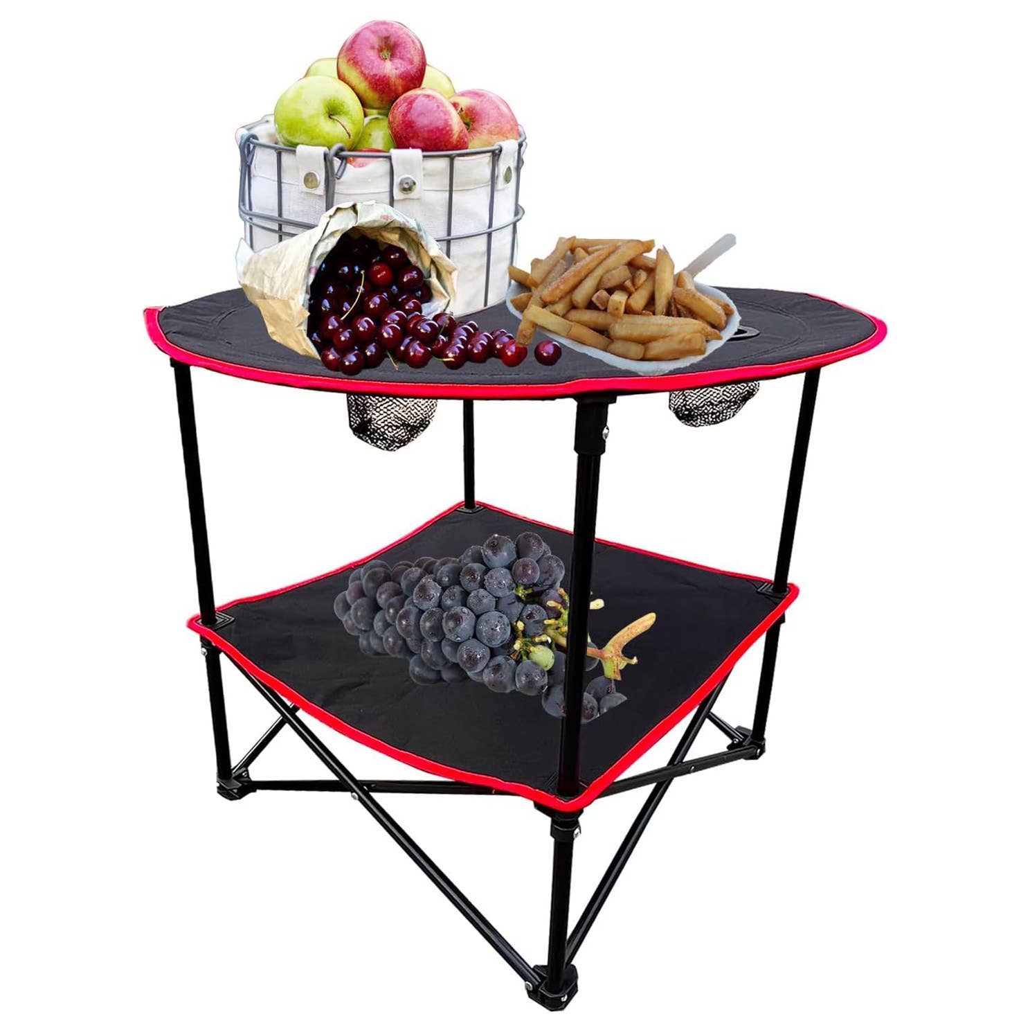 The Zrschyg 2-Tier Collapsible Camping Table Is 49% Off - Autoblog