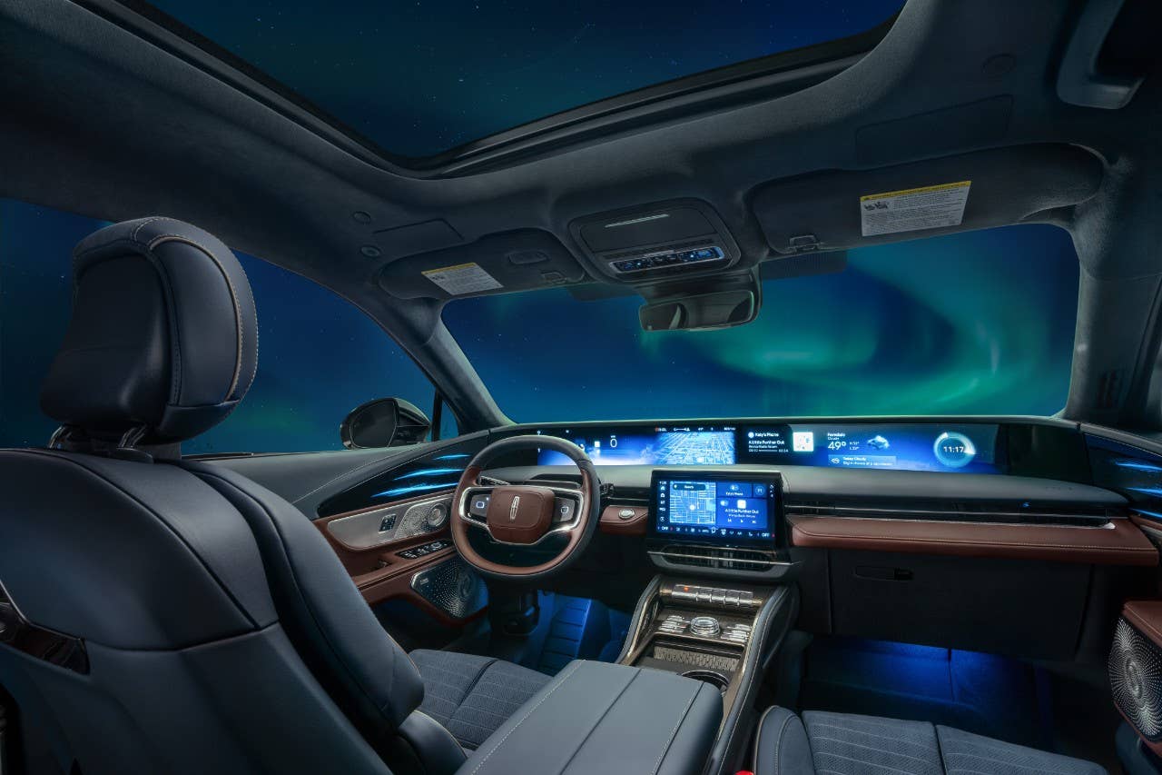 Lincoln Turns the Northern Lights Into a Luxury Interior - Autoblog