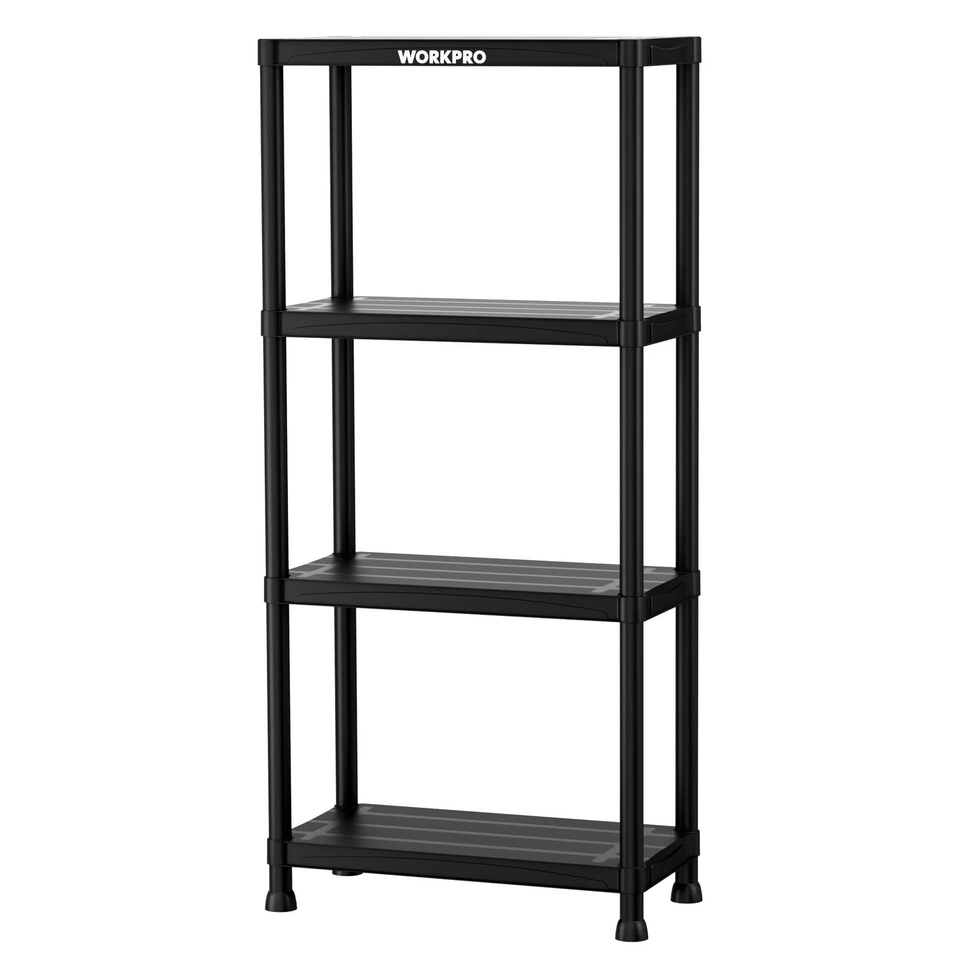 The Workpro 4-Tier Plastic Storage Shelf Is 50% Off - Autoblog