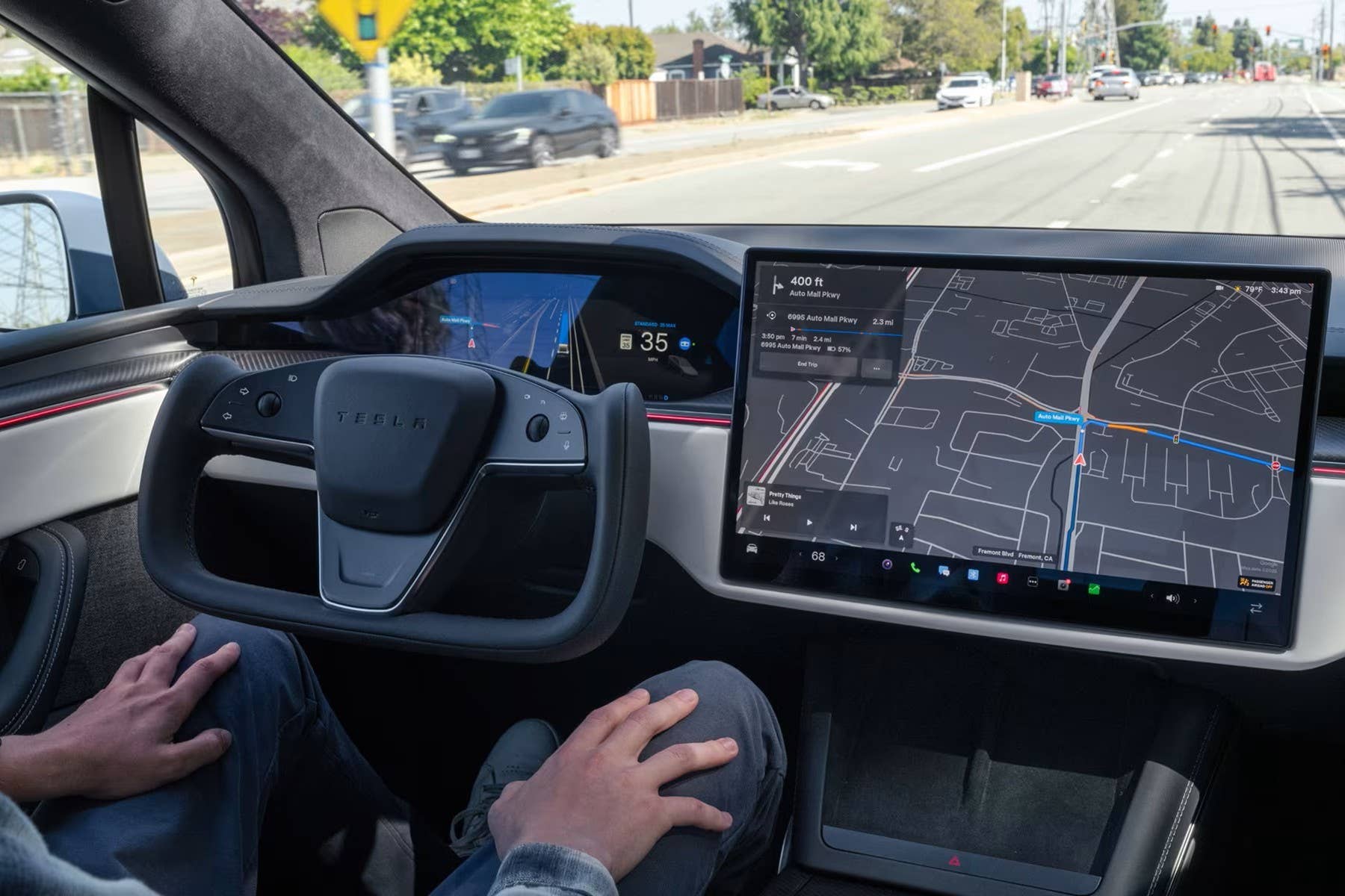 Tesla Model Y Running FSD Completes 415-Mile Drive with Zero Human ...