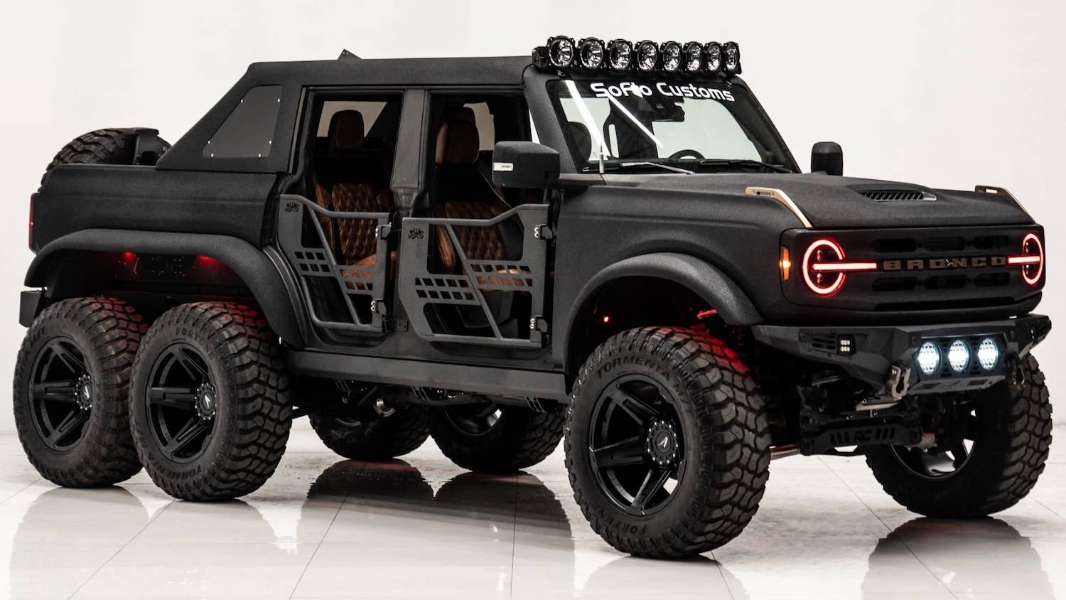 This Ford Bronco 6x6 Pickup Is the Wildest Custom Build You Can ...