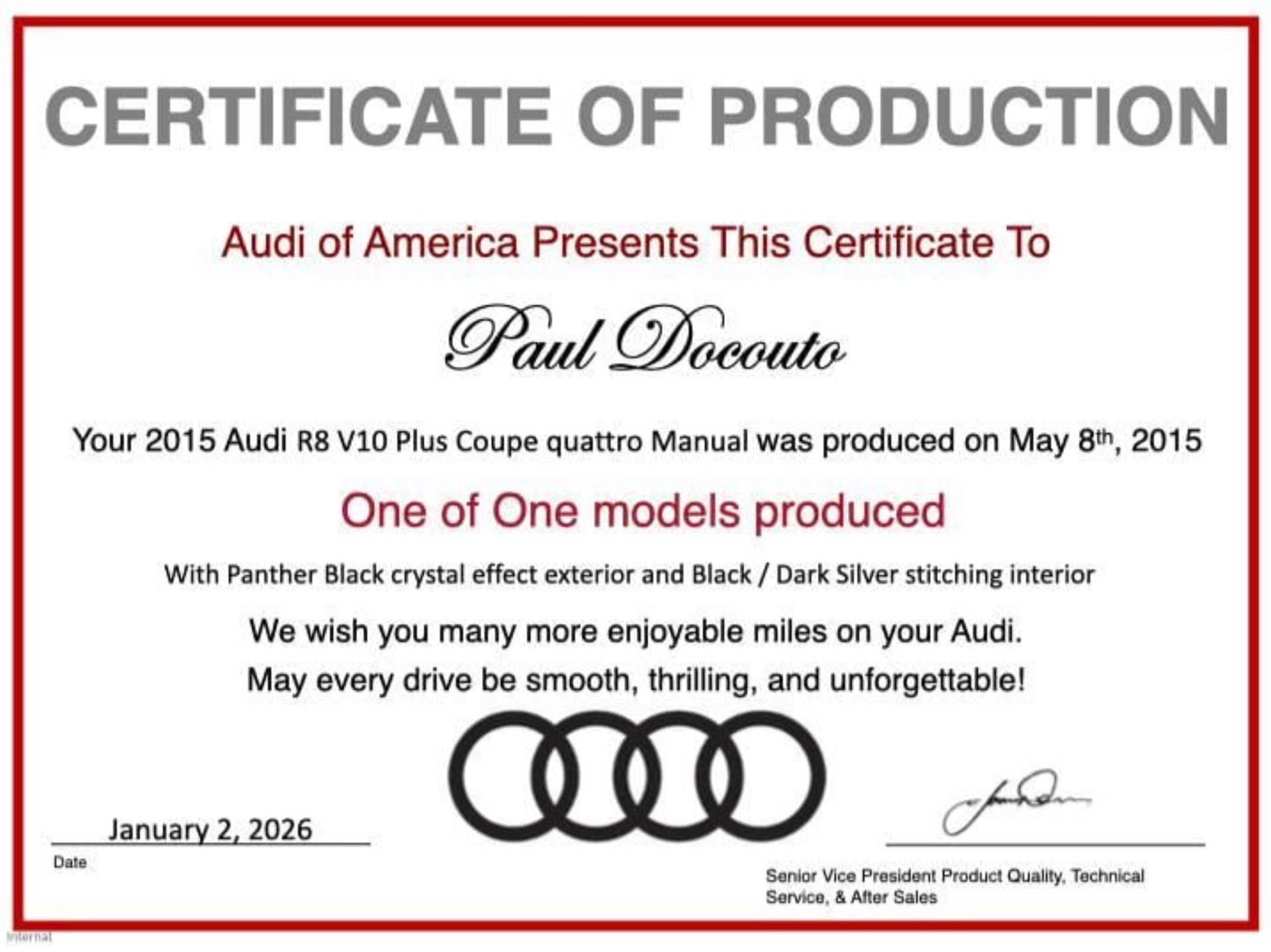 Unicorn 2015 Audi R8 V10 For Sale With Gated Manual and Ultra-Rare ...