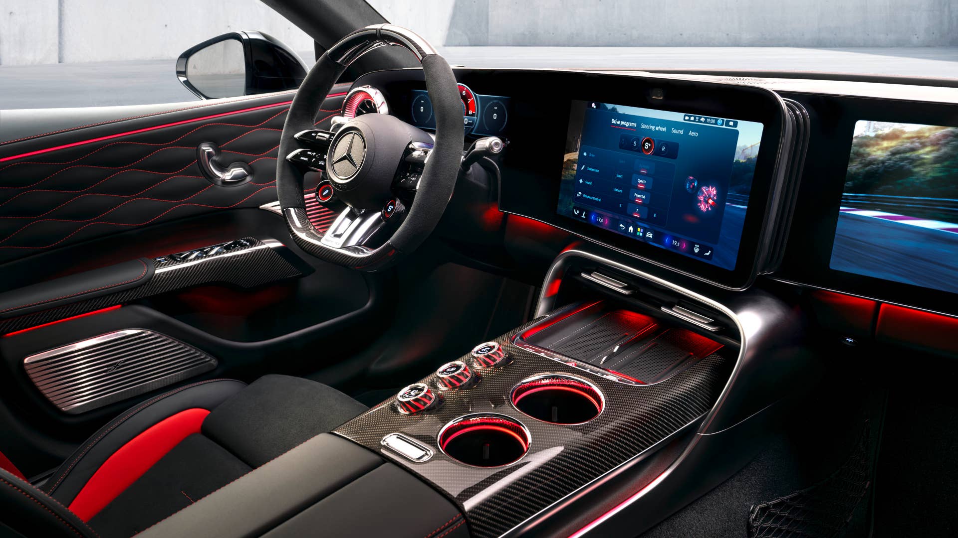 All-New Mercedes-AMG GT 4-Door Reveals Its Cabin As It Goes Electric ...