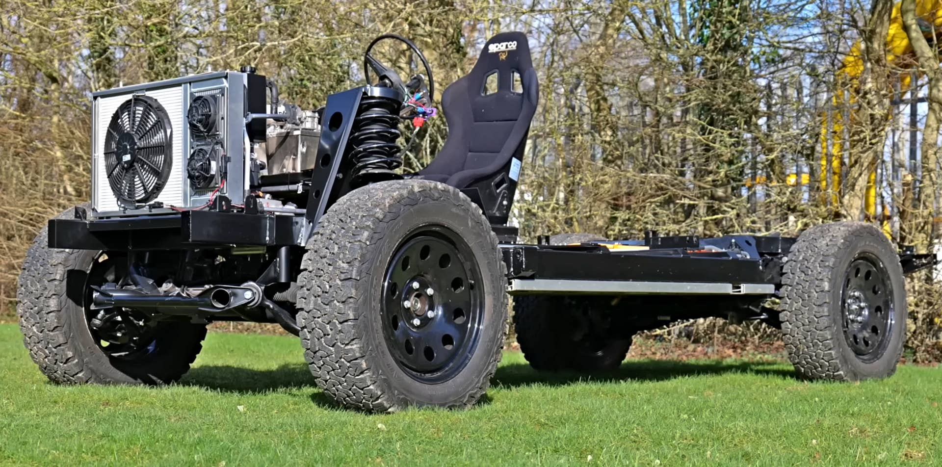 This Tesla-Powered Chassis Can Turn Classic Trucks Into EVs - Autoblog