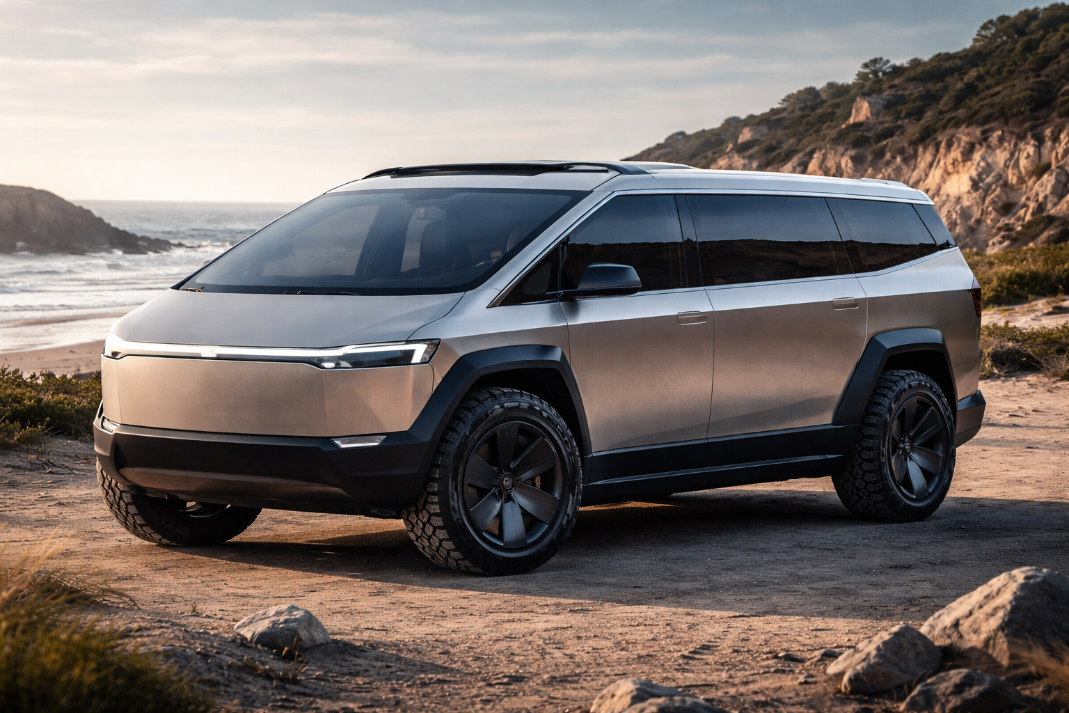 Elon Musk Says Tesla Is Making Something Cooler Than a Minivan - Autoblog
