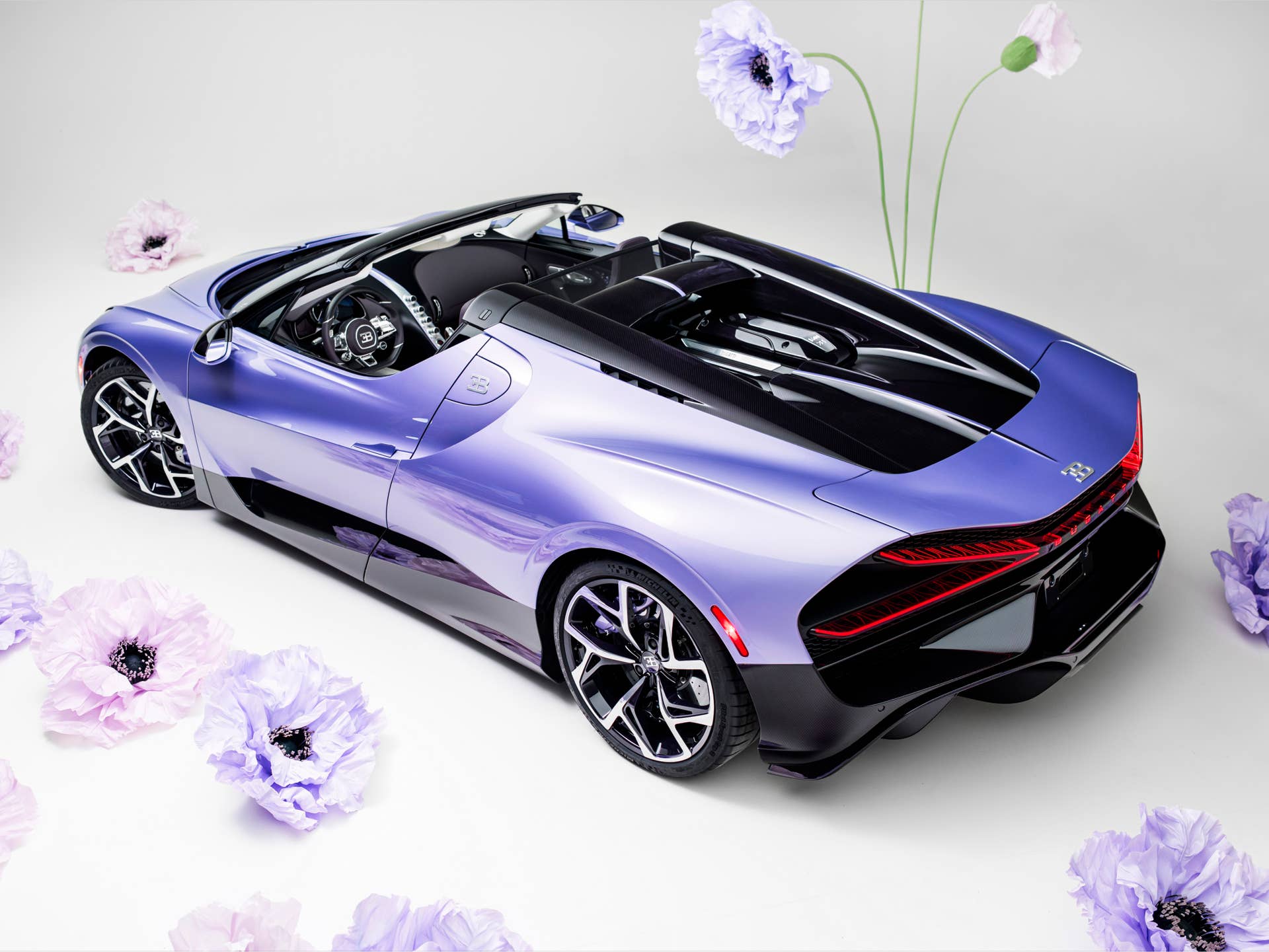 Bugatti W16 Mistral ‘Caroline’ Is a $5M Lavender Masterpiece - Autoblog
