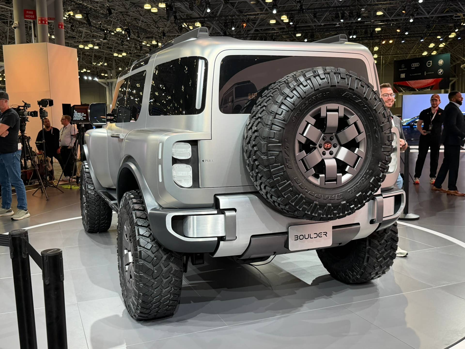 Hyundai Boulder SUV Concept in the Metal: Hyundai's Bronco Beater Makes ...