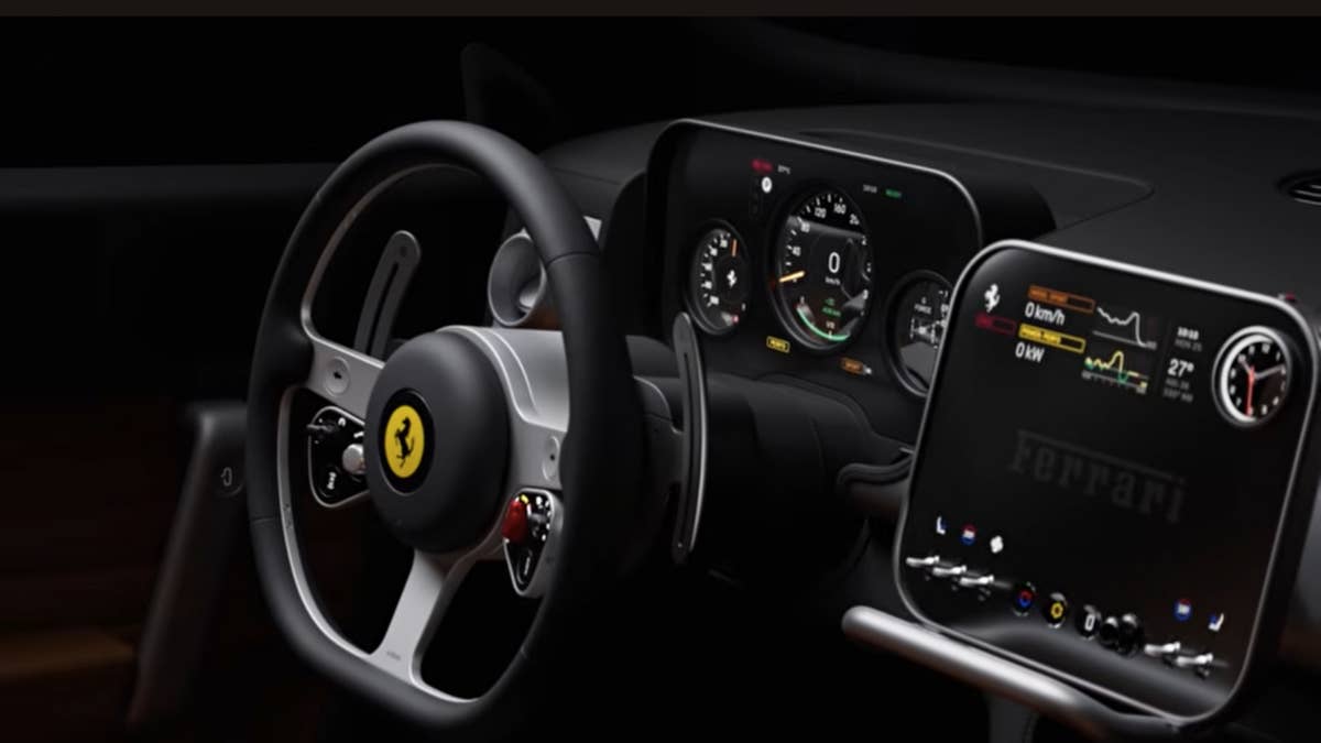 New Video Shows What Ferrari Is Really Doing With Its EV Interior ...