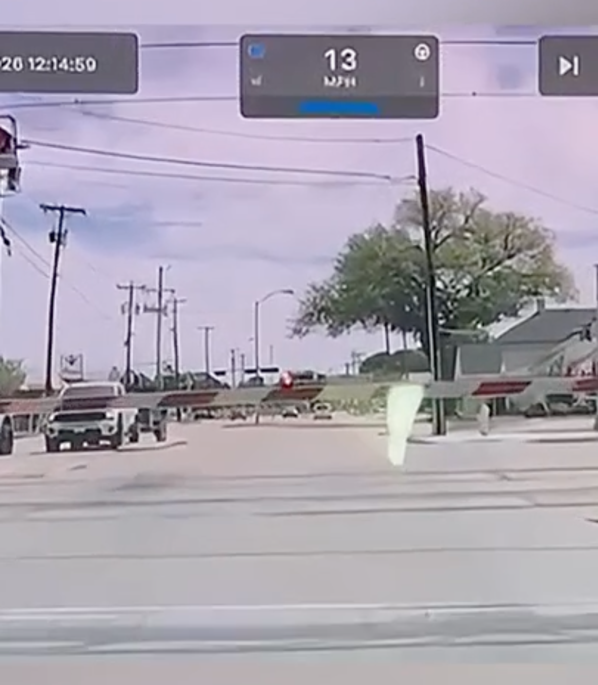 Tesla on FSD Accelerates Toward Train Crossing—Driver Floors It to ...