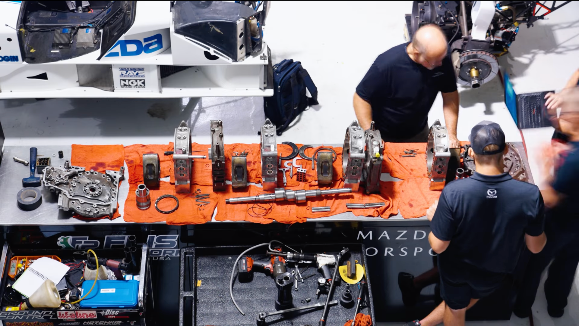Mazda Is Still Rebuilding the Only Rotary Le Mans Winner - Autoblog