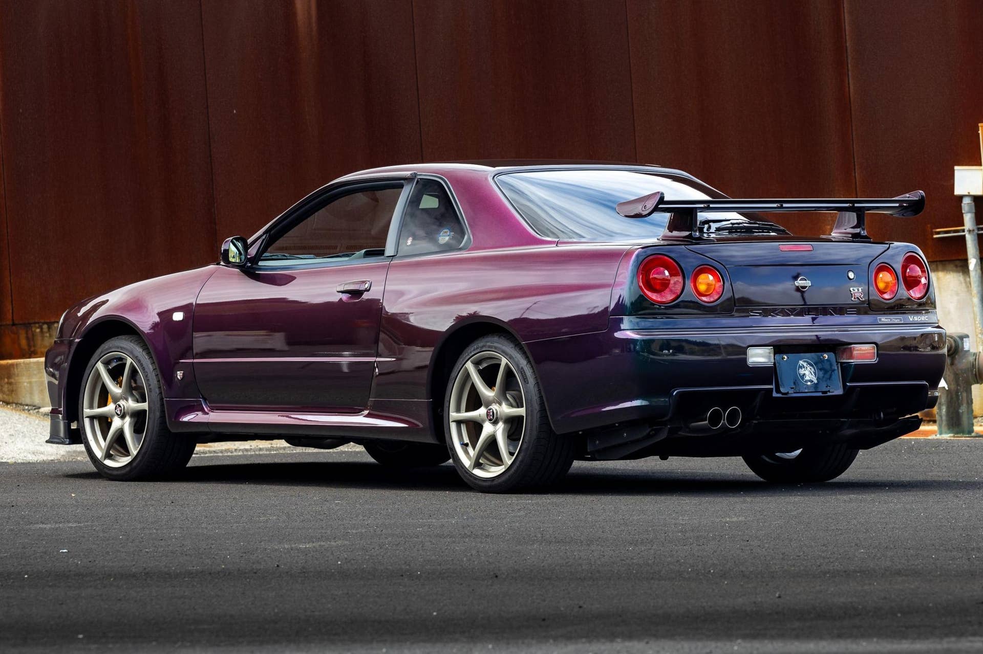 This 1999 Nissan Skyline GT-R V-Spec Pairs Midnight Purple With Just ...