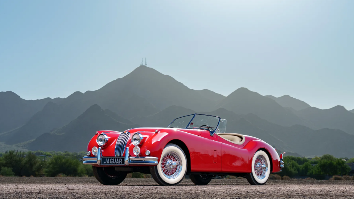 1955 Jaguar XK140 Roadster at $50,000 With 1 Day Left on BAT, SE ...