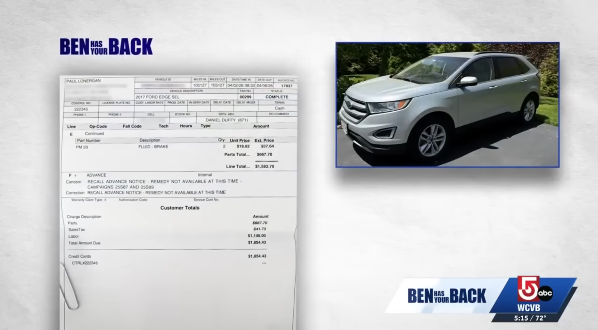 Ford Edge Owner Paid $1,854 After Recall Fix Wasn’t Ready - Autoblog
