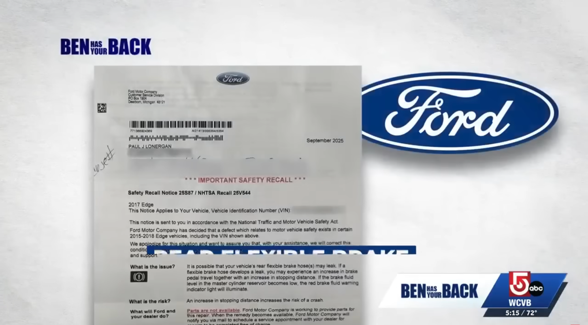Ford Edge Owner Paid $1,854 After Recall Fix Wasn’t Ready - Autoblog