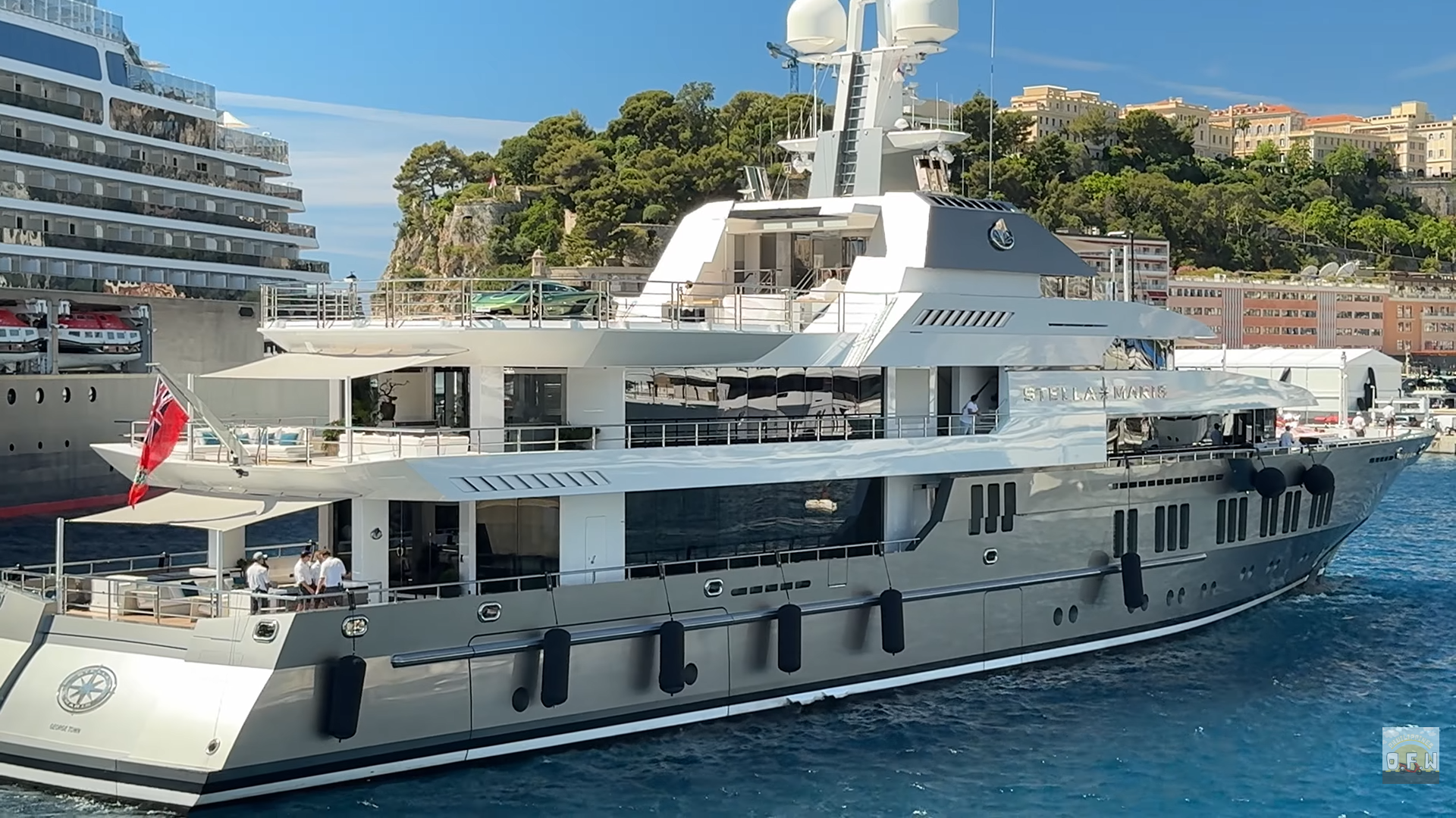 Someone Parked A Koenigsegg Jesko On Top Of An $86M Yacht In Monaco ...