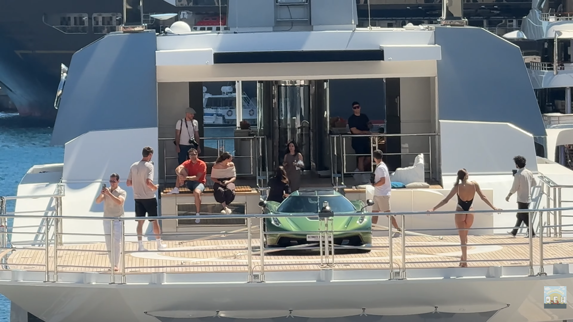 Someone Parked A Koenigsegg Jesko On Top Of An $86M Yacht In Monaco ...