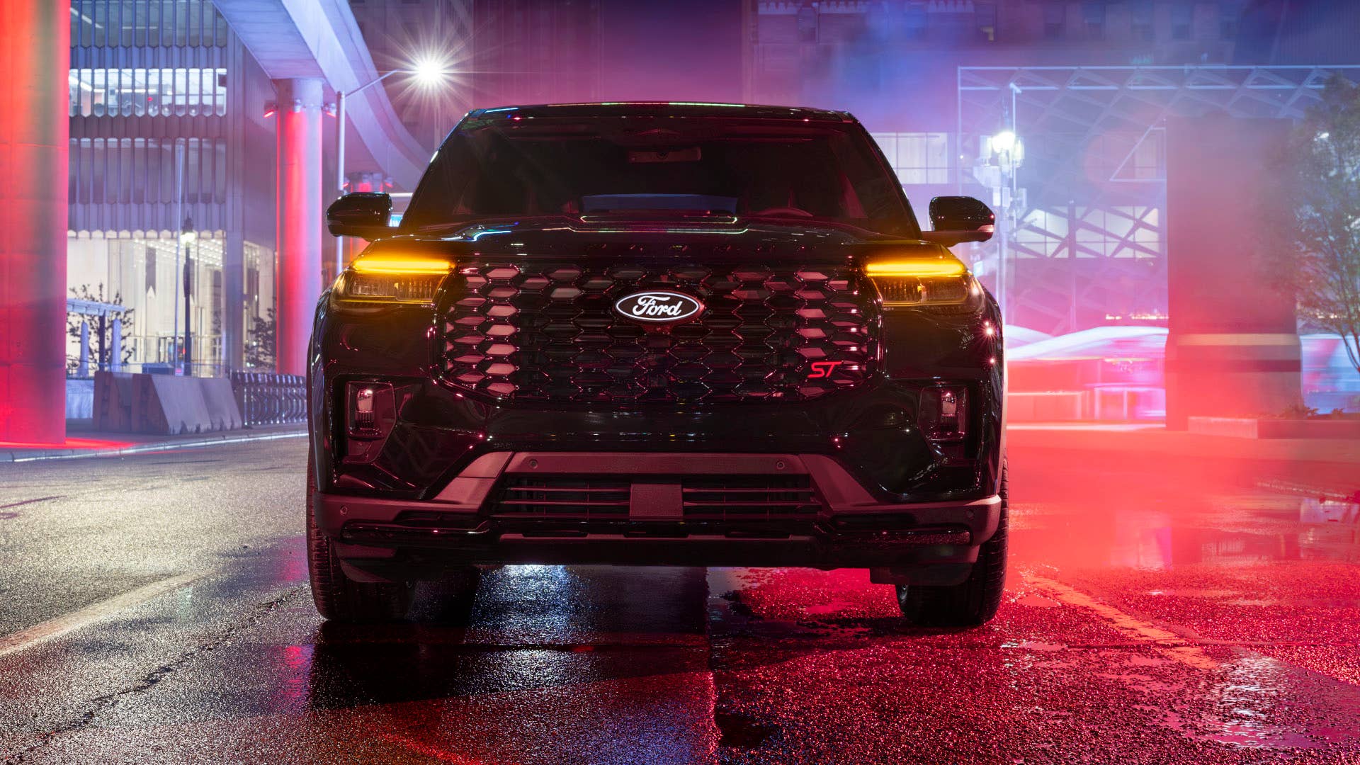 Ford's Sporty Three-Row SUV Leans Into Its Dark Side with New Sinister ...