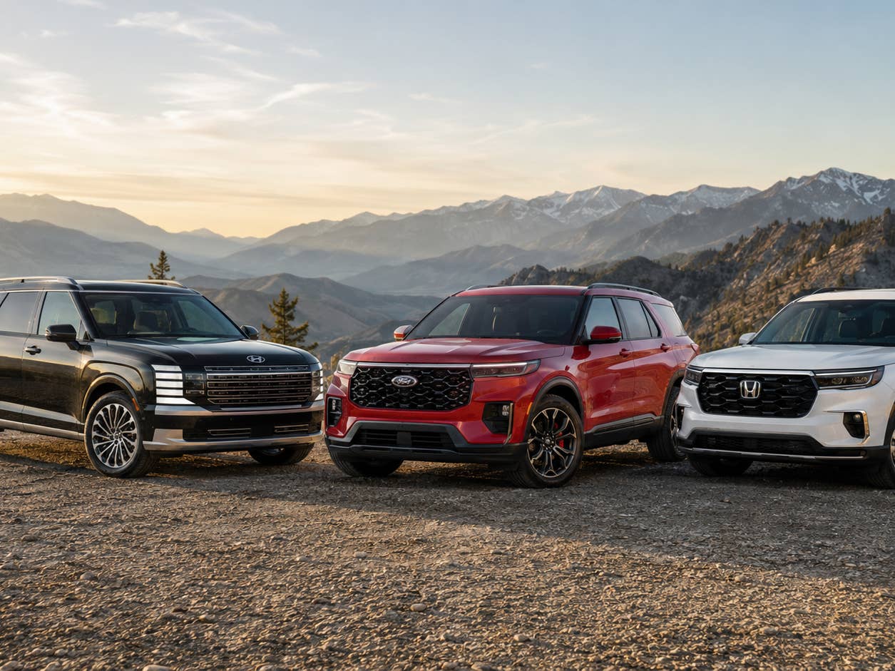 Honda Pilot vs Hyundai Palisade vs Ford Explorer - Autoblog