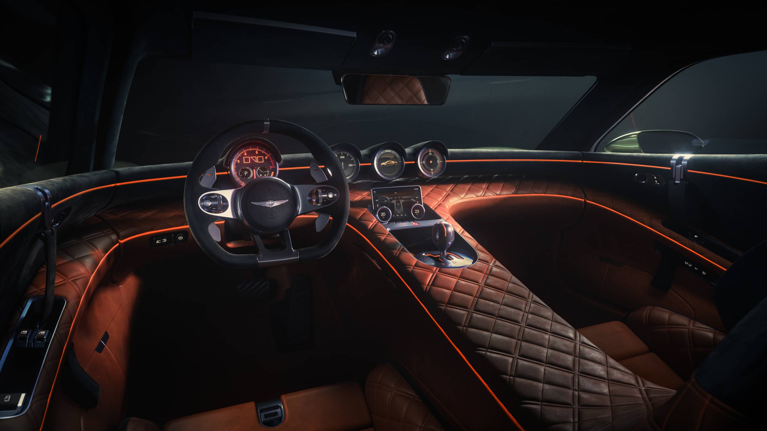 Genesis’ V8 Supercar Finally Shows Off Its Gorgeous Analog Interior ...