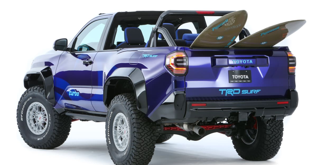 Toyota’s 4Runner TRD Surf Concept takes SEMA to the beach - Autoblog