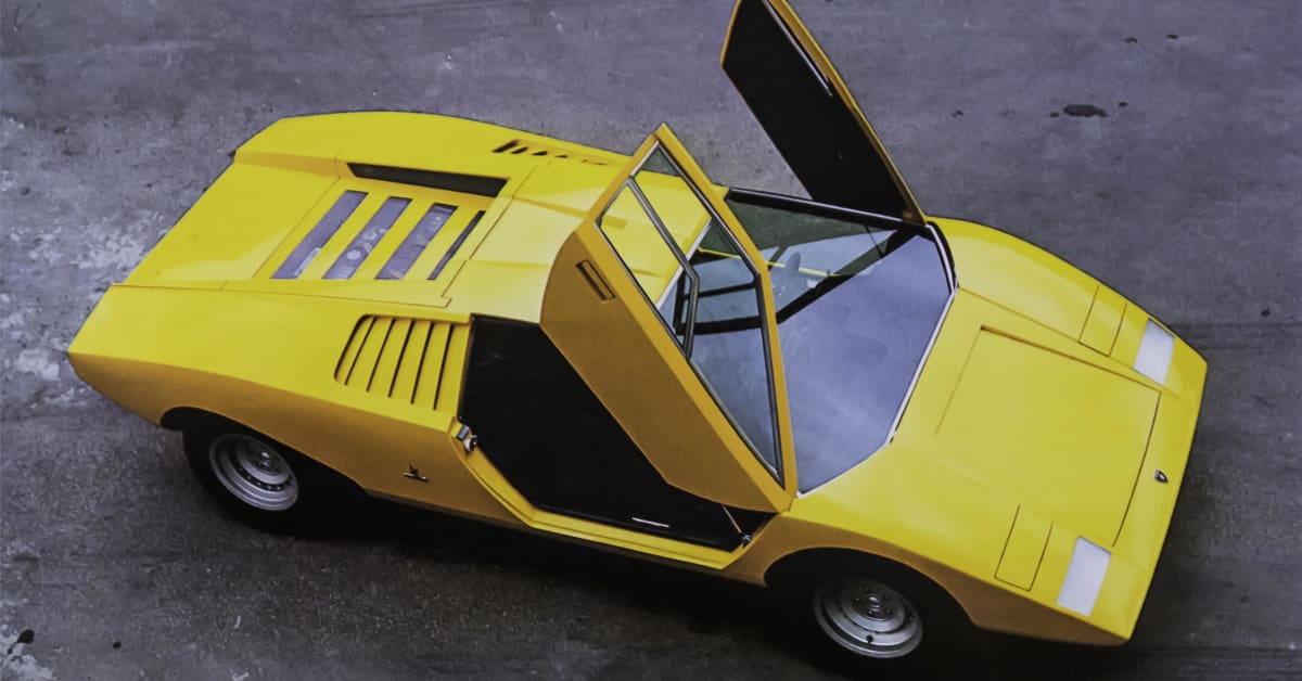 The first Lamborghini Countach was made 50 years ago - Autoblog