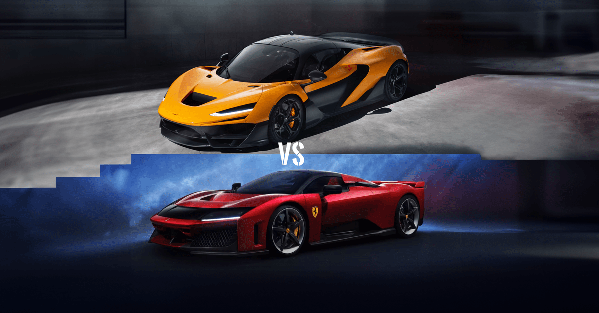 Ferrari F80 vs. McLaren W1: Which hypercar has the edge in performance? - Autoblog