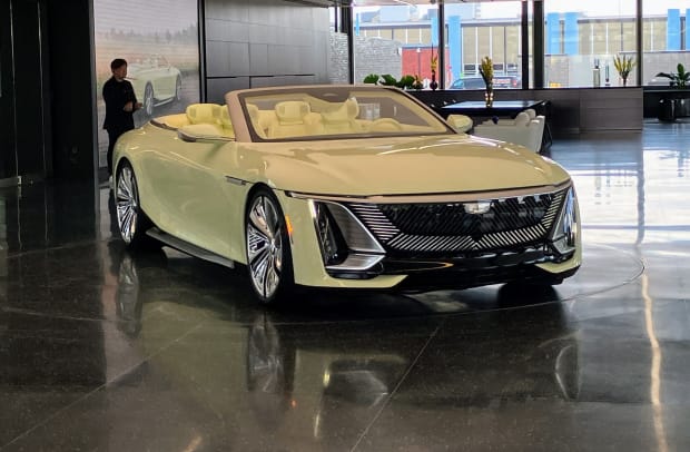 Cadillac Sollei is a striking electric convertible. It's also just a ...