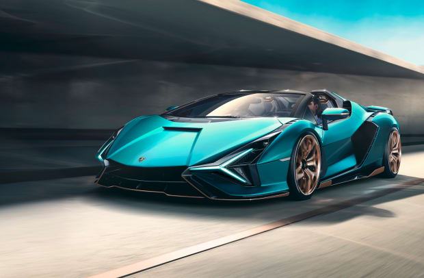 Hybrid Sián Roadster becomes Lamborghini's most powerful convertible ...