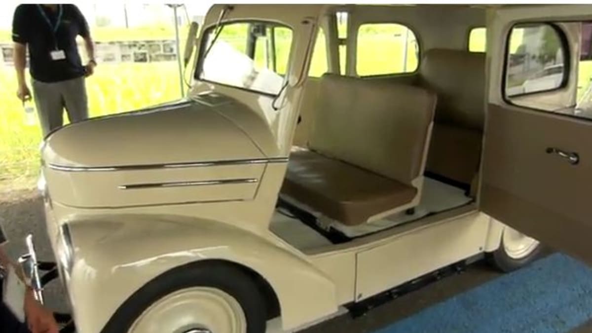 Video 1947 Tama electric car tackles Nissan s test track Autoblog