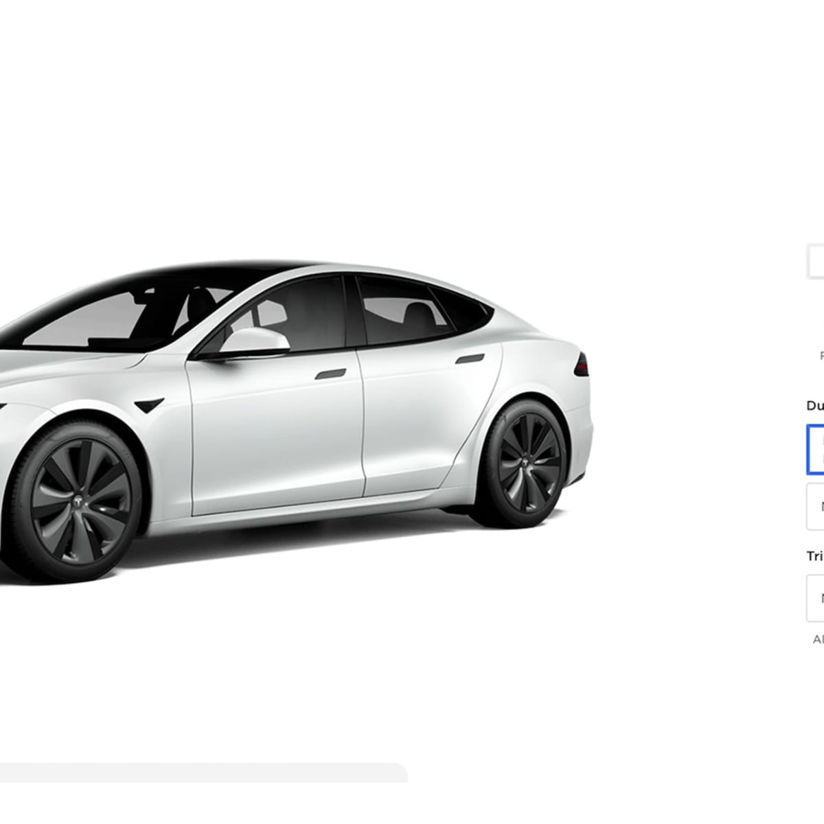 Tesla model s base range store